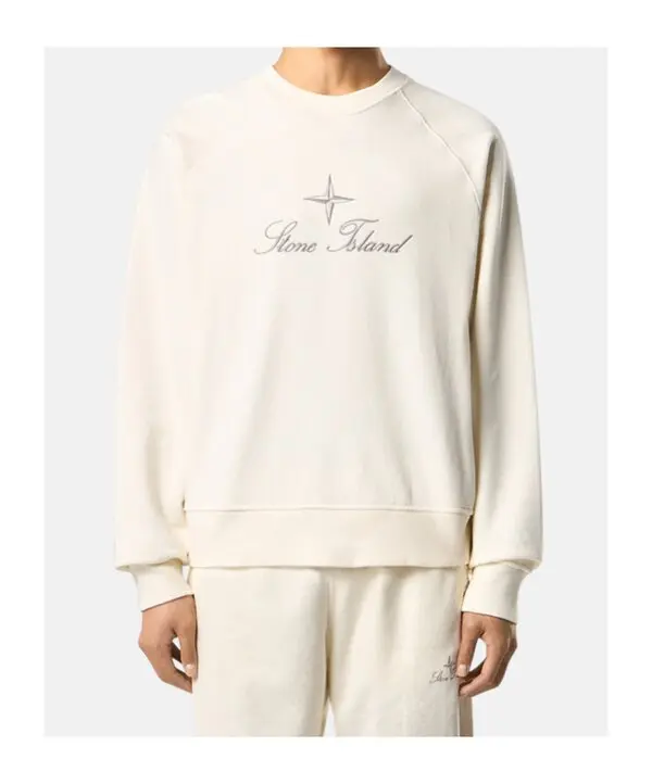 Stone Island Oversized-fit Raglan Crewneck Sweatshirt