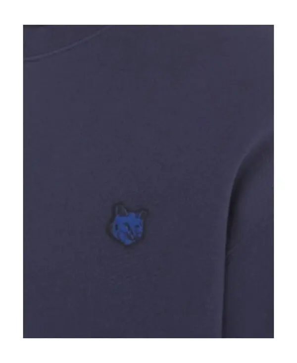 Maison Kitsuné Fox Patch Crewneck Sweatshirt