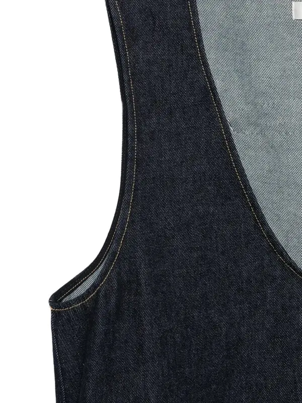 FRAME The Form Scoop-neck Mini Dress