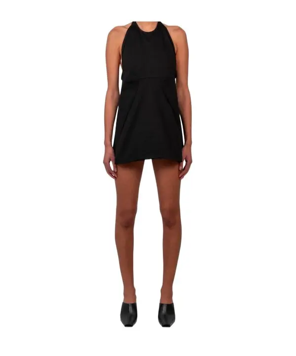Gimaguas Halter Neck Dress - Black