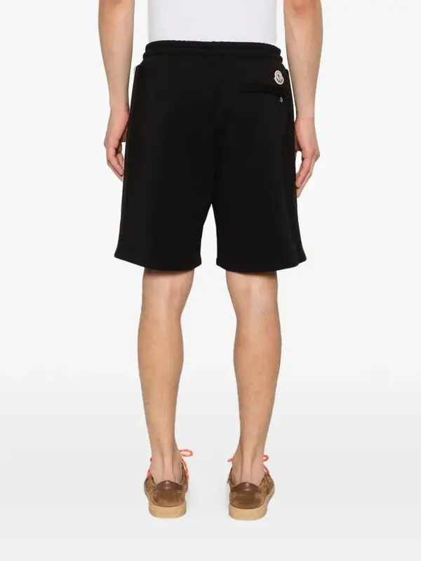 Moncler Logo Patch Drawstring Shorts