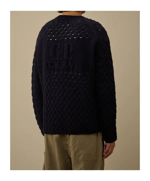 C.P. COMPANY Logo Crewneck Jumper