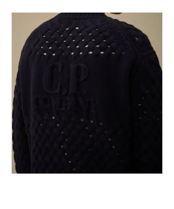 C.P. COMPANY Logo Crewneck Jumper
