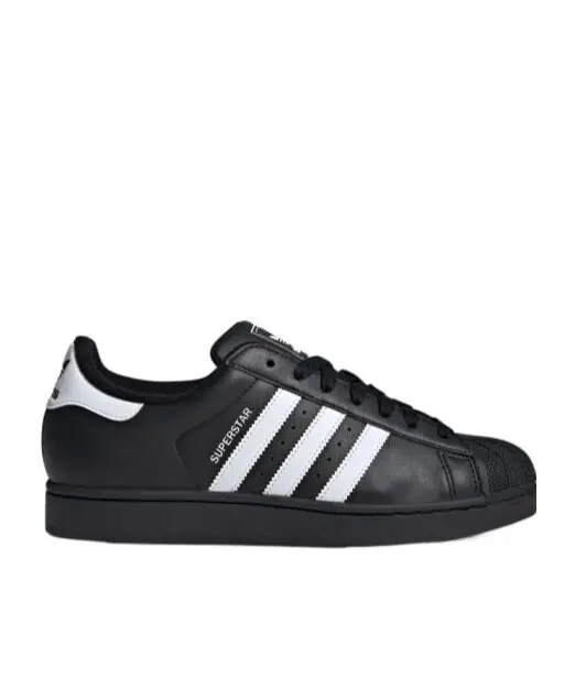 Adidas Originals Superstar Ii Lace-up Sneakers - Core Black/cloud White