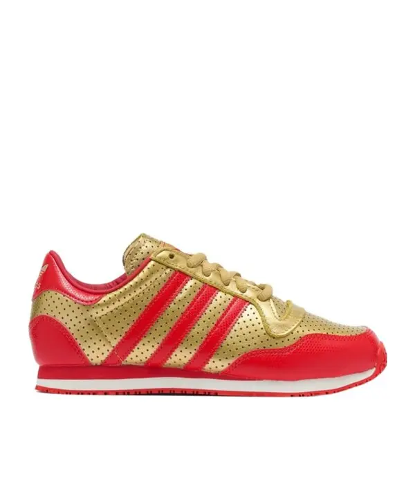 Adidas Galaxy Og Perforated Leather Trainers