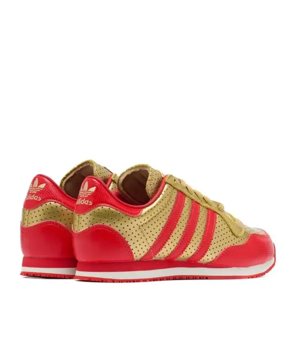 Adidas Galaxy Og Perforated Leather Trainers