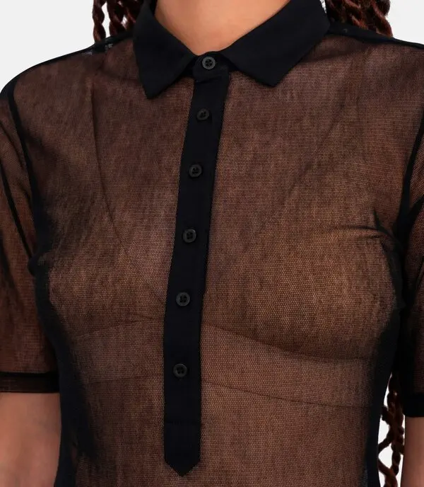 Paloma Wool Collared Short-sleeved Polo Shirt