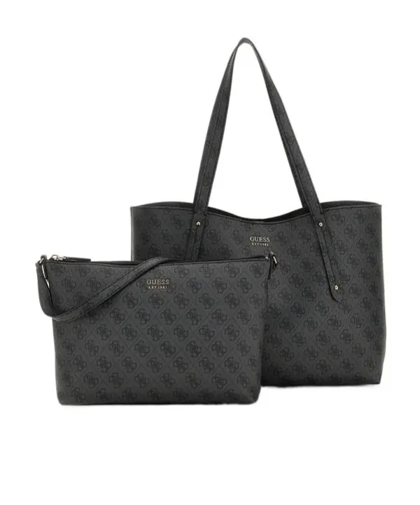 Guess Brenton 4g Logo-print Tote Bag - Grey