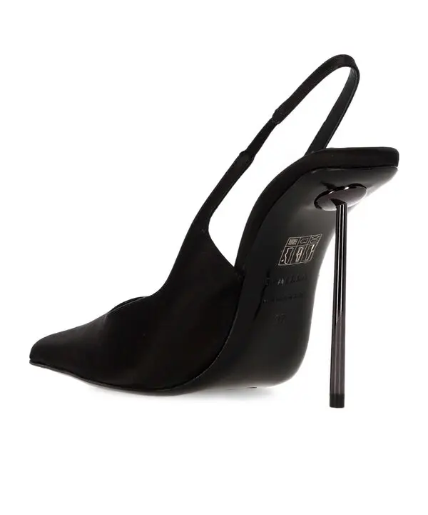 LE SILLA 110mm Sling Back Satin Heeled Pumps