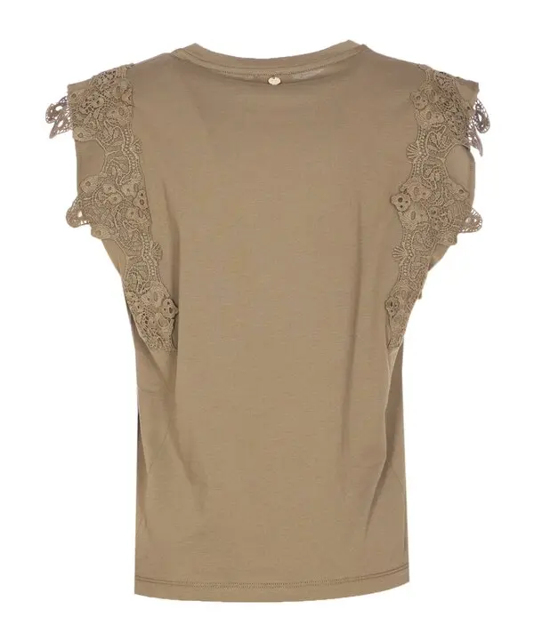 Liu Jo Embellished Crewneck T-shirt
