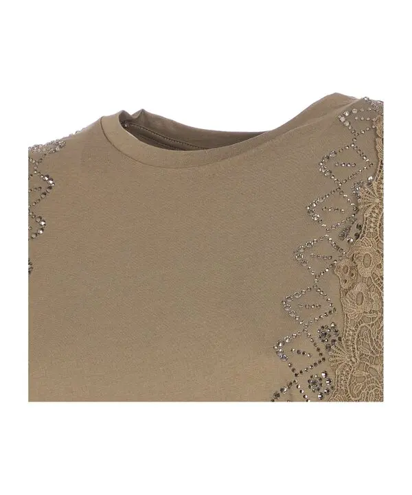 Liu Jo Embellished Crewneck T-shirt