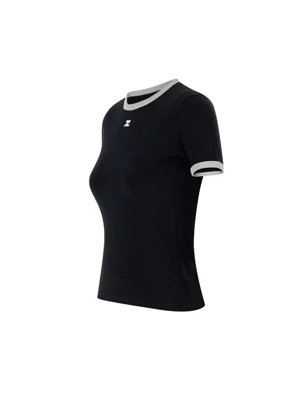 COURREGES Color-blocked T-shirt