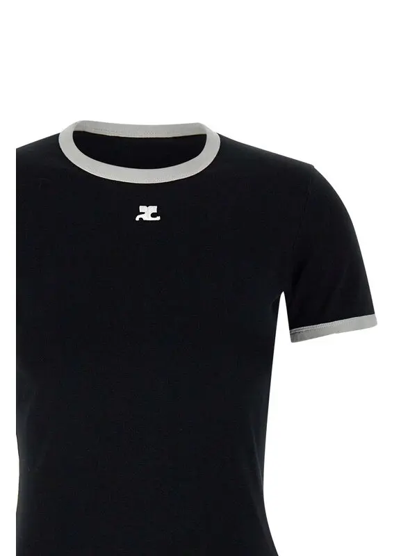 COURREGES Color-blocked T-shirt