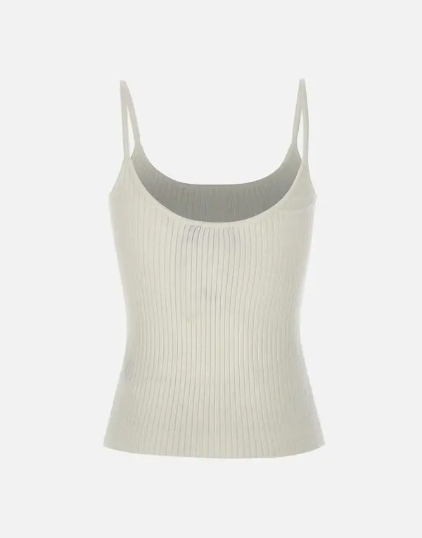COURREGES Courrèges Reedition Ribbed Knit Top