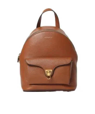COCCINELLE Flap-pocket Zip Backpack - Brown