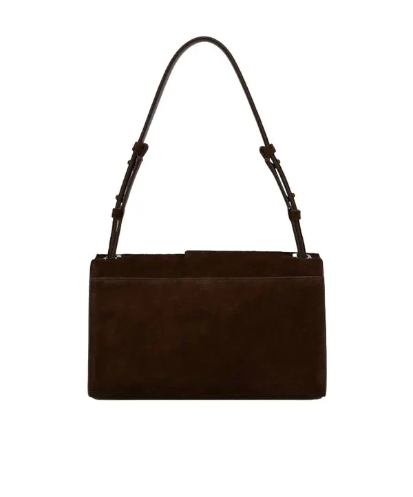 CHRISTIAN LOUBOUTIN Small Knotted Suede Shoulder Bag