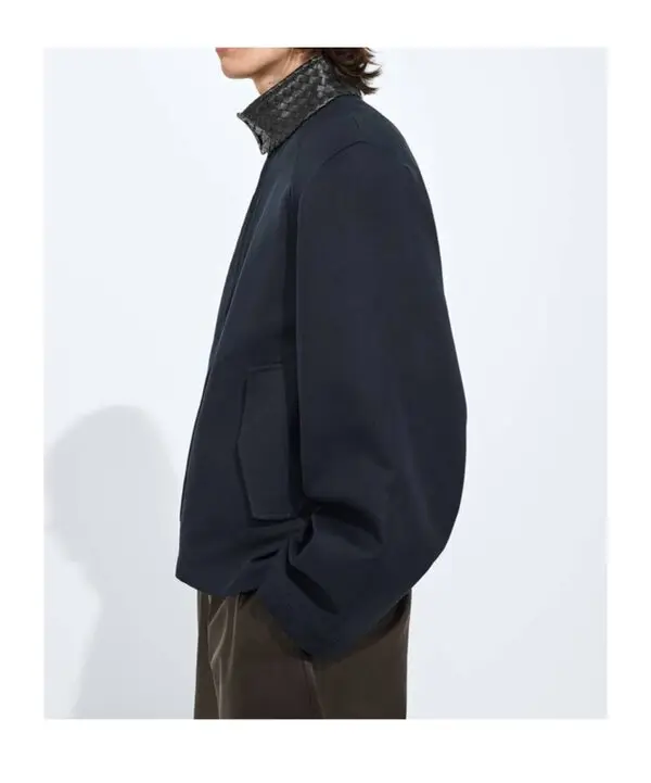 Bottega Veneta Cotton Gabardine Harrington Jacket