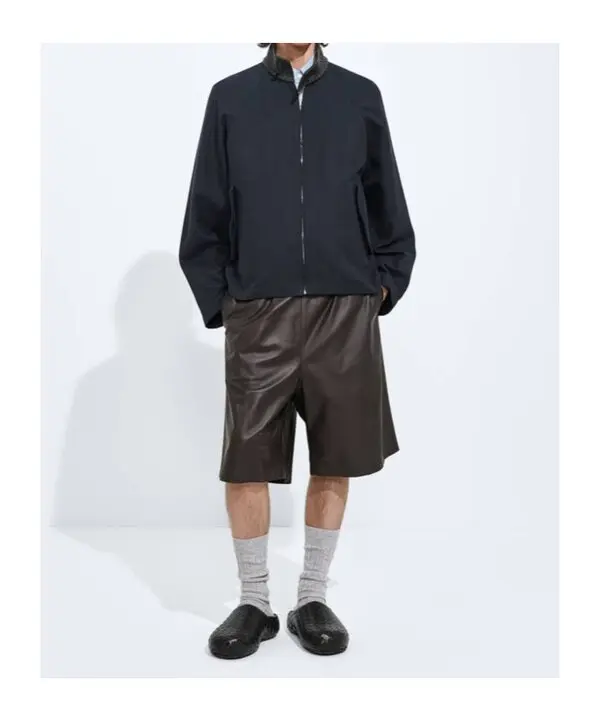 Bottega Veneta Cotton Gabardine Harrington Jacket