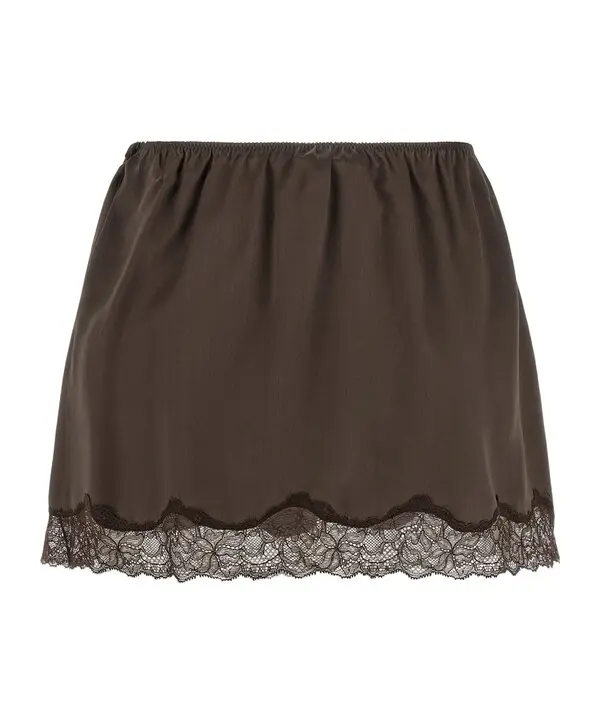 Magda Butrym 11 Lace-trim Mini Skirt