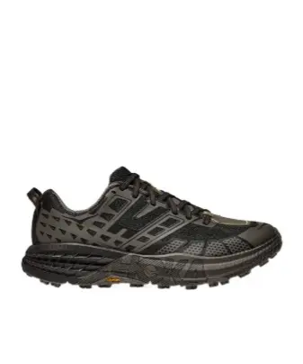 Hoka One One Round Toe Athletic Shoes - Black