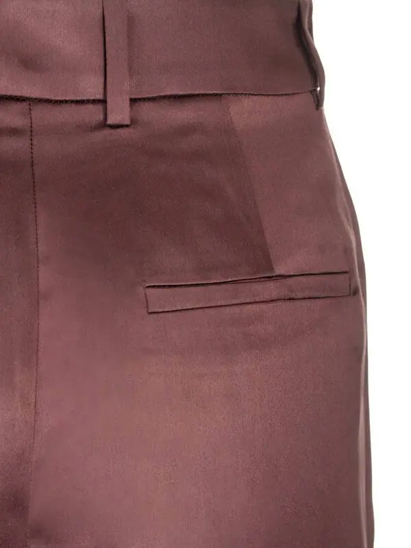 LOULOU STUDIO Vione Silk-blend Trousers