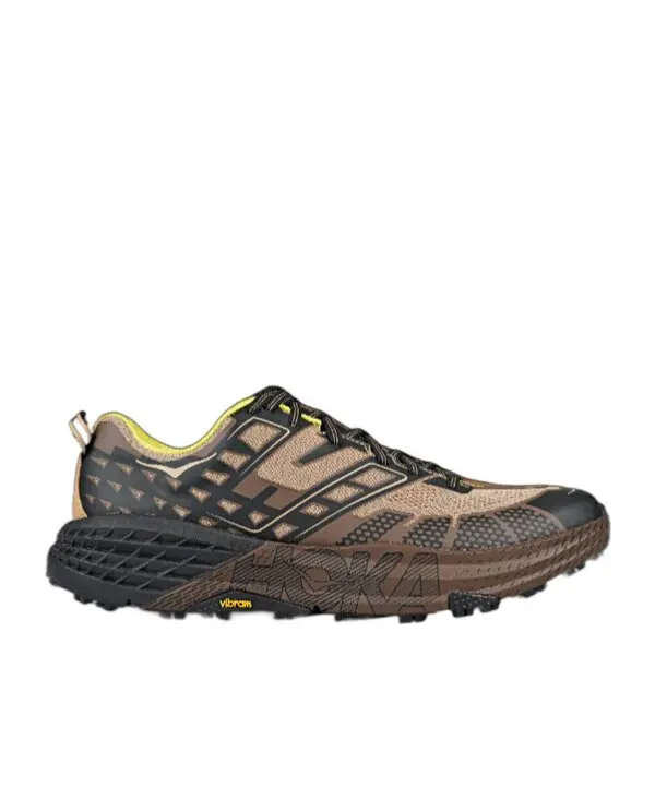 Hoka One One Speedgoat Trail Running Sneakers - Black