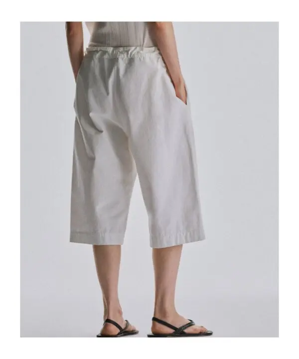 THE ROW Faldra Drawstring-waist Knee-length Shorts