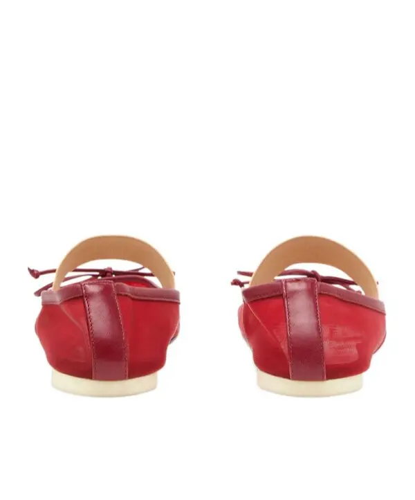 MAISON MARGIELA Numeric-strap Anatomic Ballet Flats