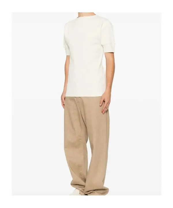 LEMAIRE Ribbed-knit Short-sleeved T-shirt