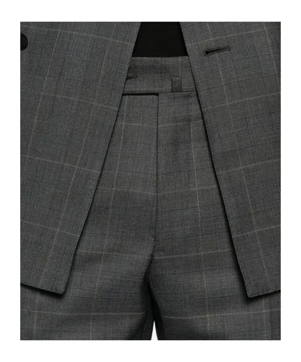 Caruso Check Double-breasted Suit