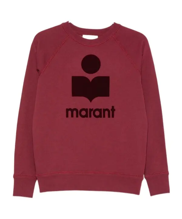 Isabel Marant Étoile Millyny Cotton Sweatshirt With Logo - Red