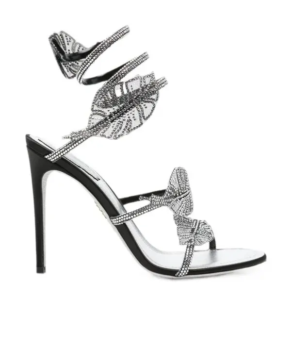 Rene Caovilla Round-toe High-heeled Sandals