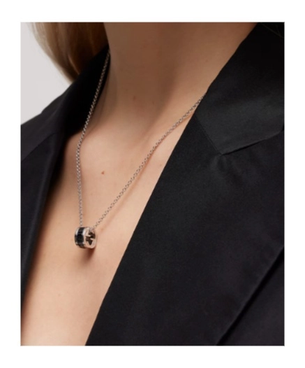 Gucci Interlocking Crystal Pendant Necklace