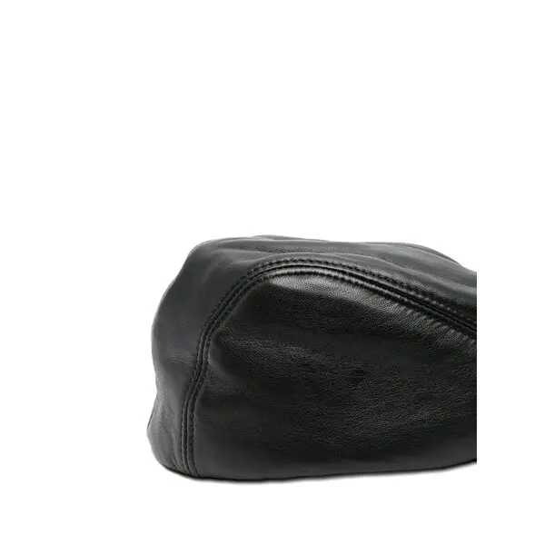 Ruslan Baginskiy Leather Panelled Beret