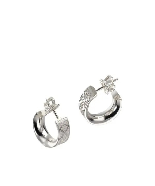 Gucci Diamante Mini Earrings - Gray