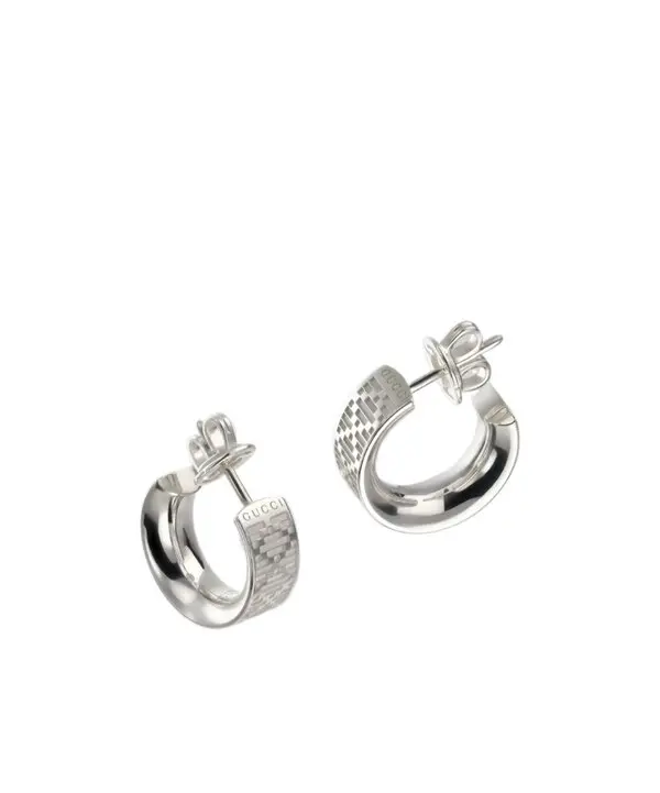 Gucci Diamante Mini Earrings - Gray