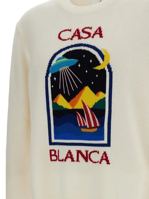 Casablanca Crew Neck Sweater