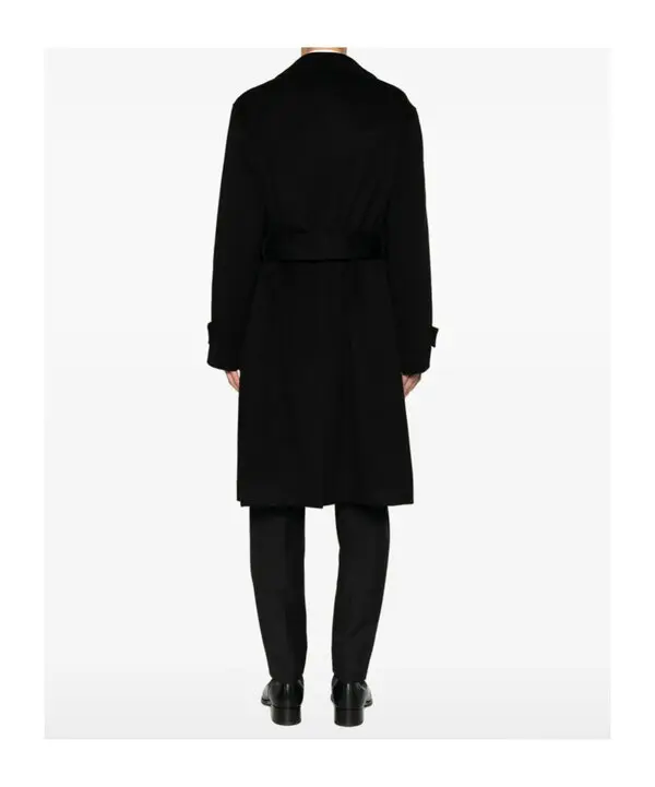 LARDINI Belted Single-breasted Coat
