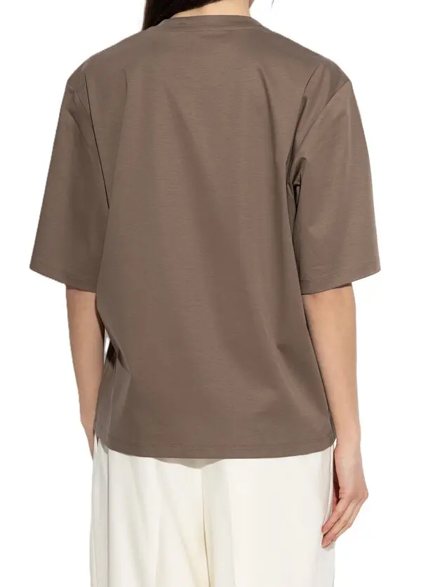 RÓHE Boxy Crew Neck T-shirt - No