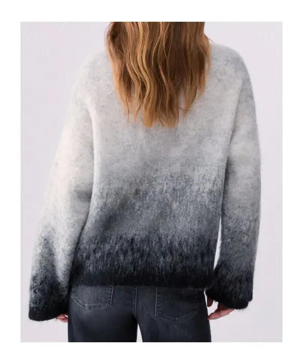 Liu Jo Brushed Wool Jacquard Turtleneck