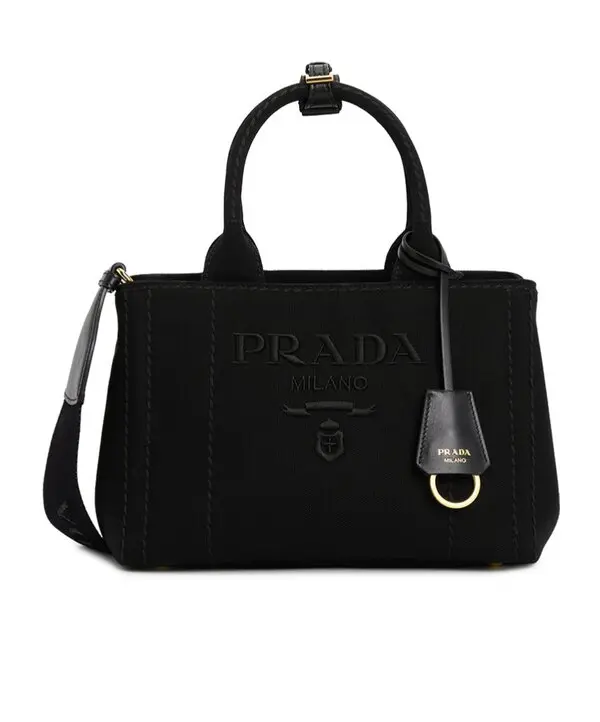 Prada Jardiniere Small Shoulder Bag - Black