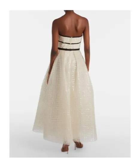 Elie Saab Embellished Belted Gown
