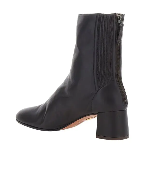 AQUAZZURA Zippered Ankle Boots
