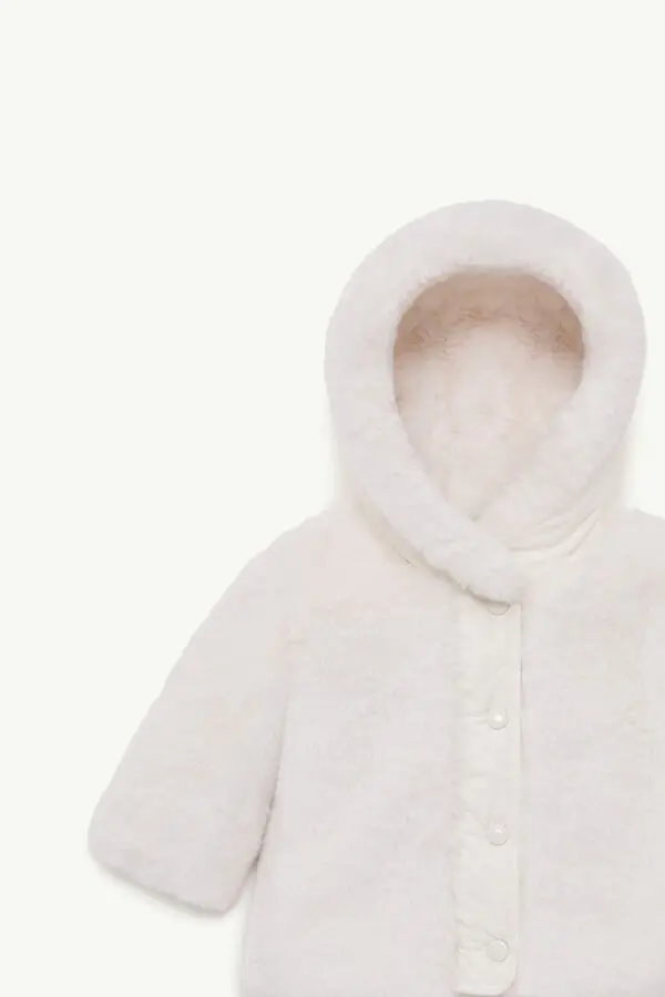 Moncler Viona Hooded Faux Fur Padded Jacket