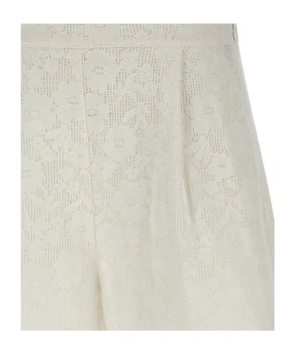 Marella Lace Pleated Shorts