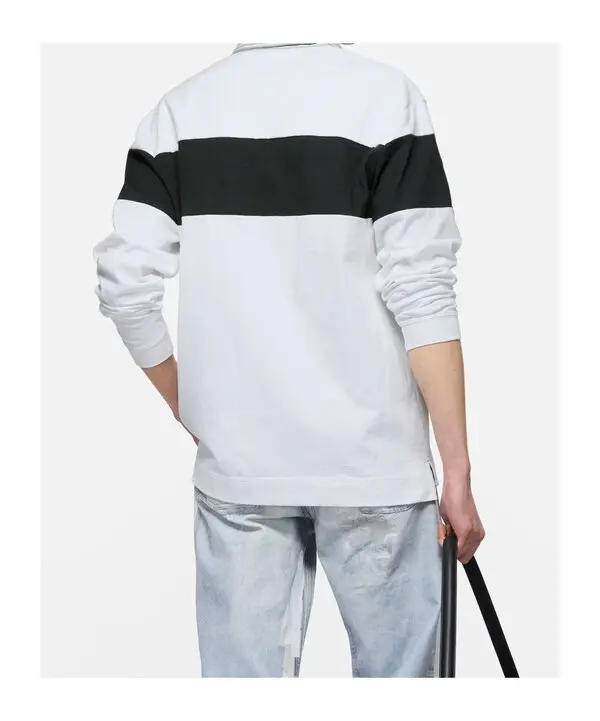 Acne Studios Striped Polo Sweatshirt