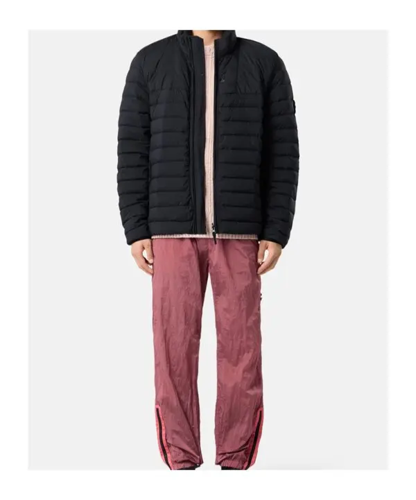 Stone Island Stand Collar Downjacket With Anti-drop Finish