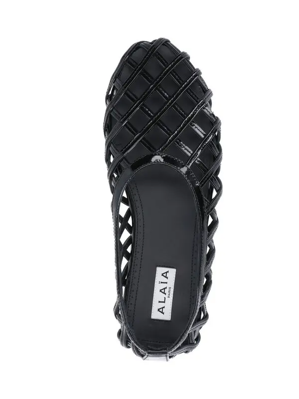 Alaïa Hollow Flat Shoes