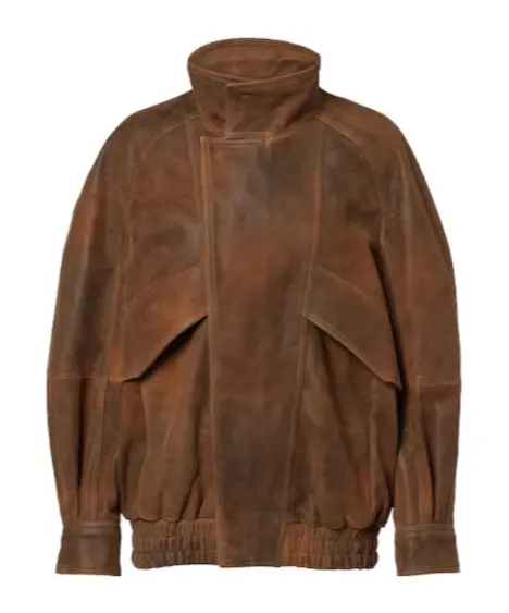 Nour Hammour Ariste Leather Jacket - Brown