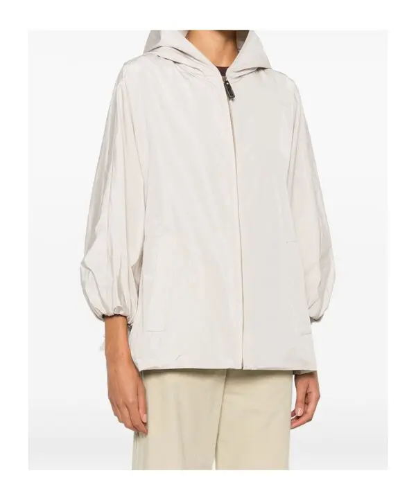Max Mara Hooded Zip-up Jacket